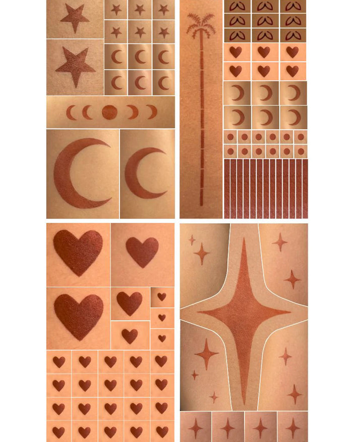 Classic Henna Stencils Set
